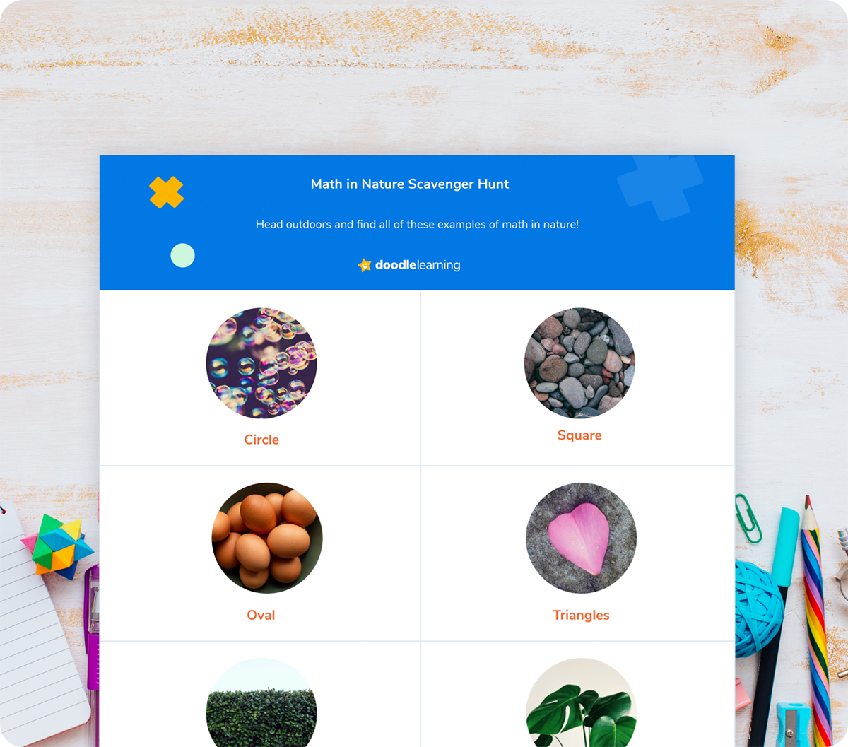 Maths in Nature: Free Maths Scavenger Hunt | DoodleLearning