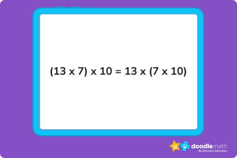 What is the identity property in multiplication? | DoodleLearning