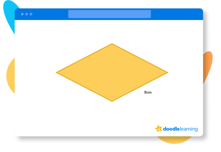 What is a rhombus? Shape, properties and area | DoodleLearning