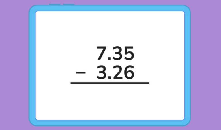 Subtracting decimals | Definition, examples and formulas | DoodleLearning