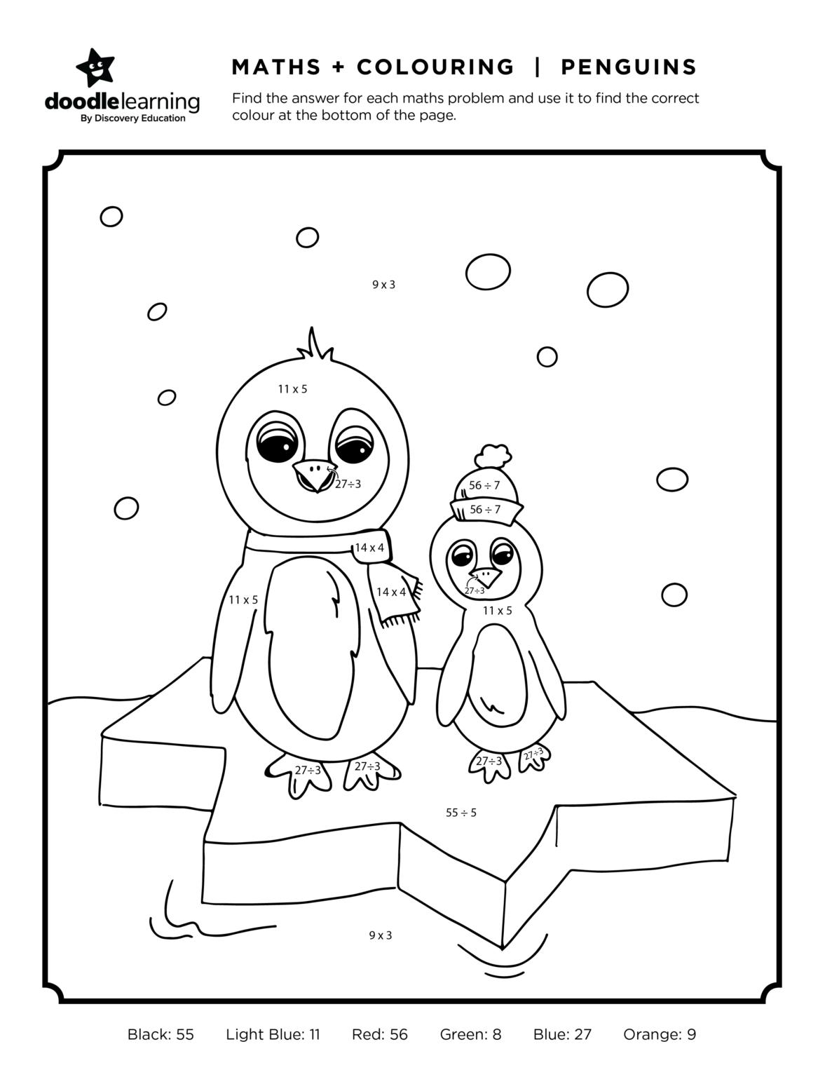 50 Free Maths Colouring Sheets for KS1 + KS2 | DoodleLearning