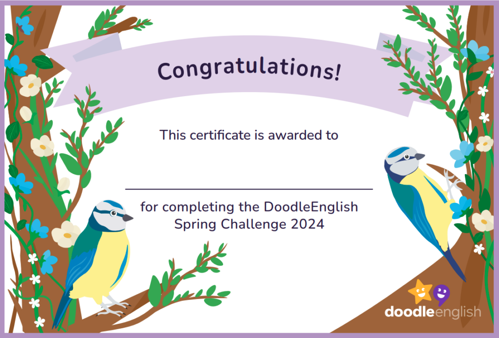 Certificates | DoodleLearning
